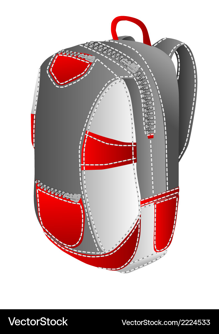 Backpack university Royalty Free Vector Image - VectorStock