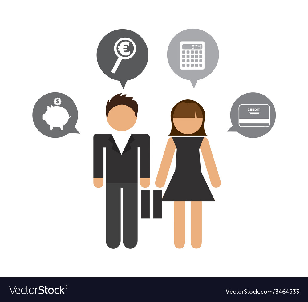 Business people Royalty Free Vector Image - VectorStock