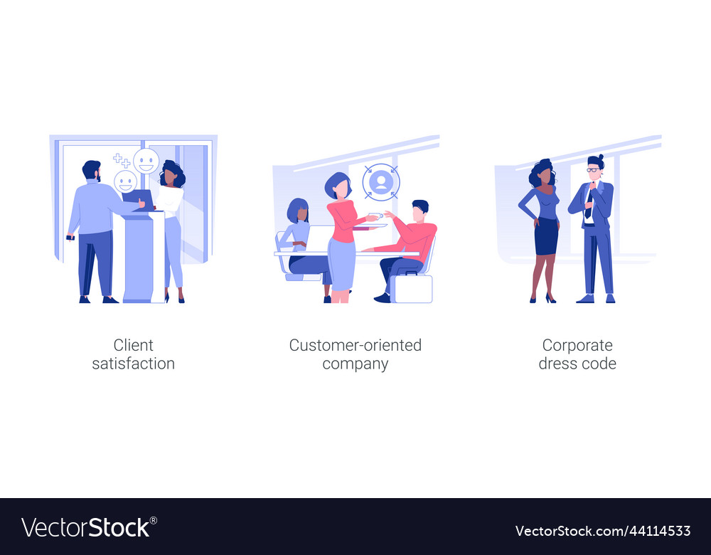 Corporate culture isolated concept Royalty Free Vector Image Corporate culture isolated concept Royalty Free Vector Image