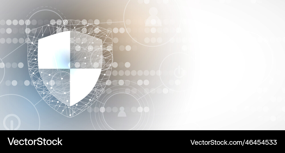 Cyber security and information or network Vector Image