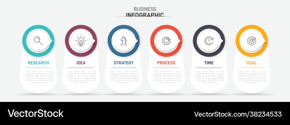 Infographic design with icons and 5 options Vector Image