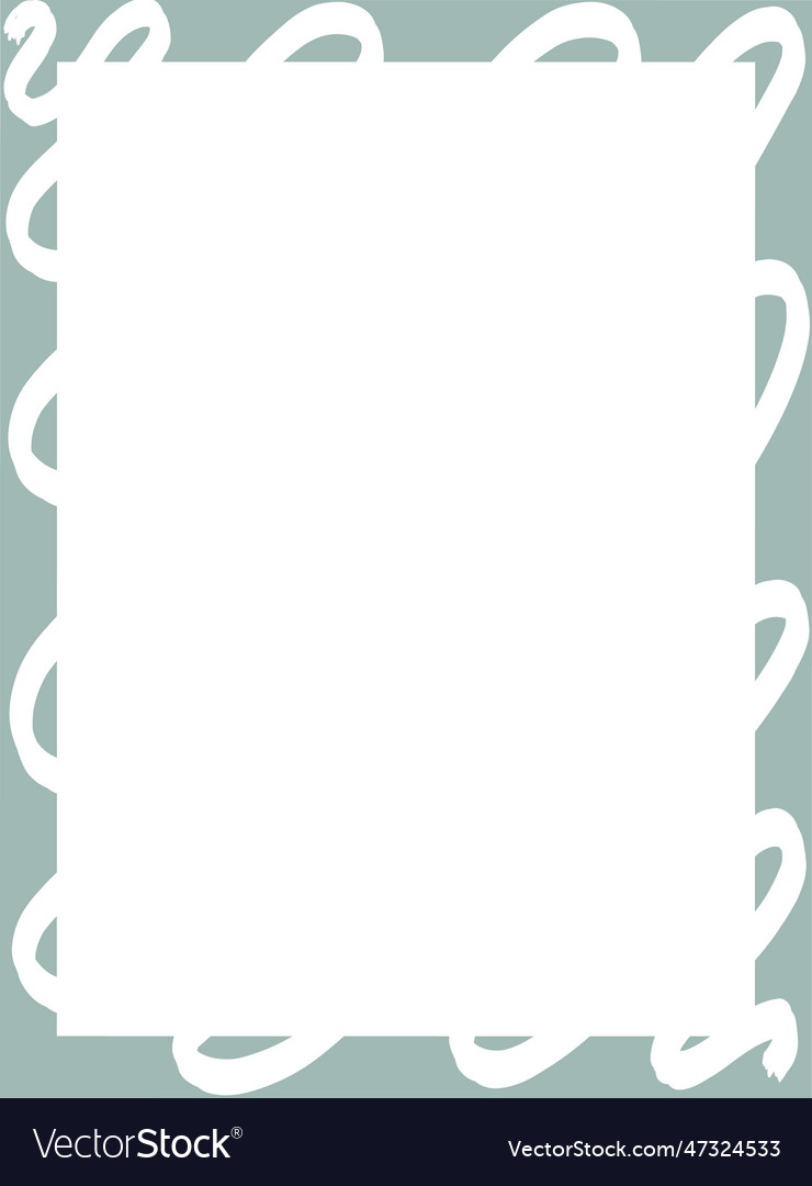 Rectangular frame on a white background Royalty Free Vector