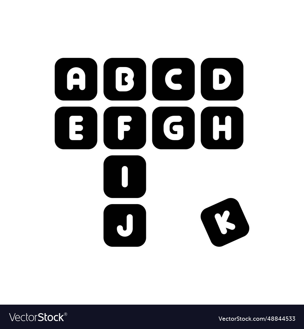 Scrabble Royalty Free Vector Image - VectorStock