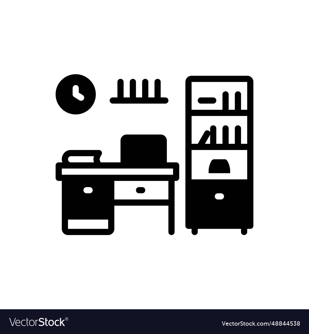 Studyroom Royalty Free Vector Image - VectorStock