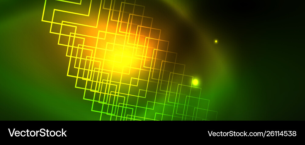 Techno glowing background futuristic dark Vector Image