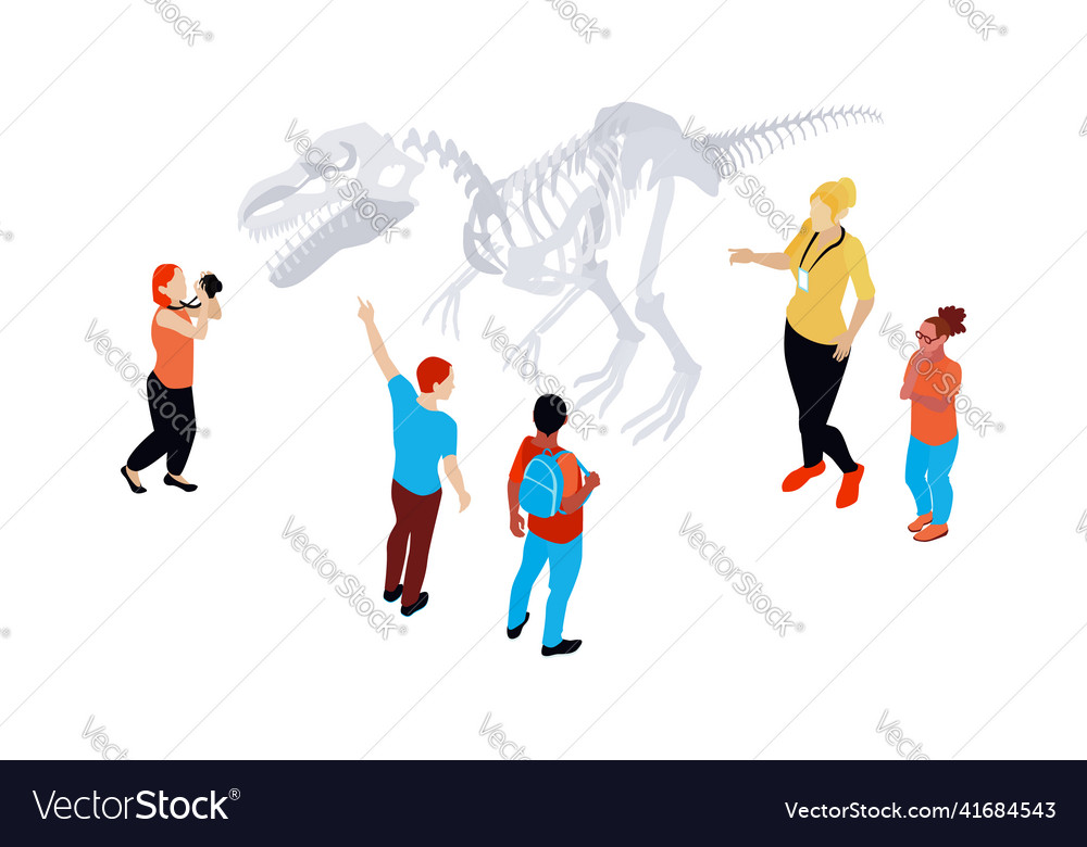 Excursion isometric Royalty Free Vector Image - VectorStock