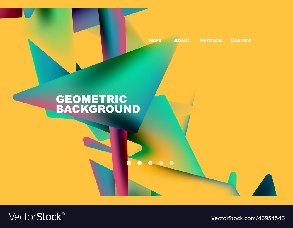 Shards shape composition abstract background web Vector Image