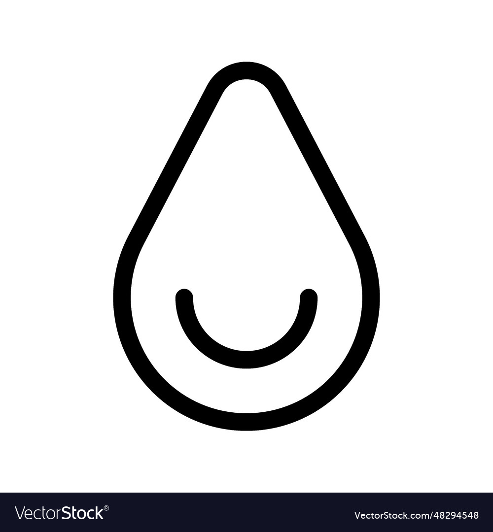 Drop icon Royalty Free Vector Image - VectorStock