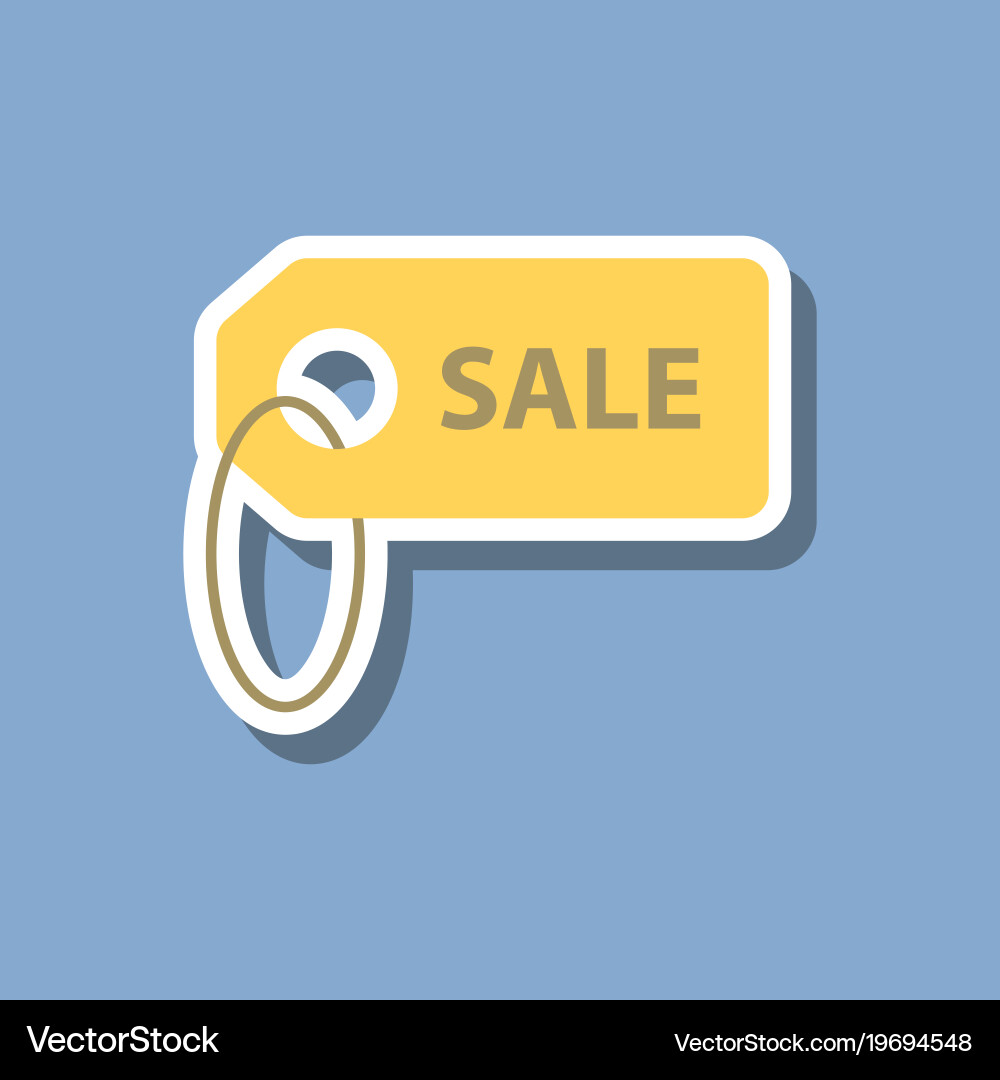 Fashion patch sale sticker label Royalty Free Vector Image