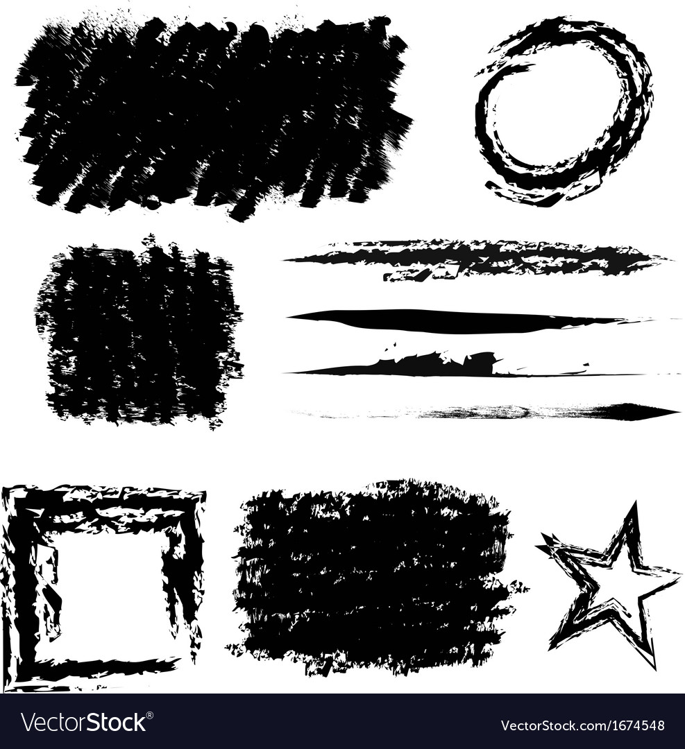Grunge elements Royalty Free Vector Image - VectorStock