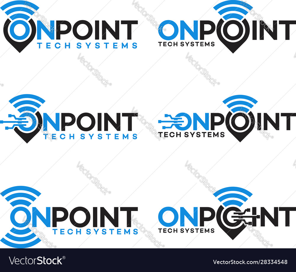 Map pointer and logo combination locator Vector Image