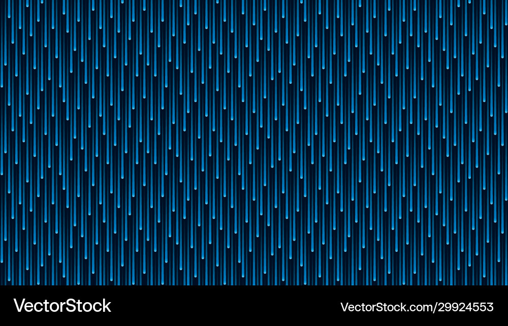 Dark blue cosmic rain glowing lines Royalty Free Vector