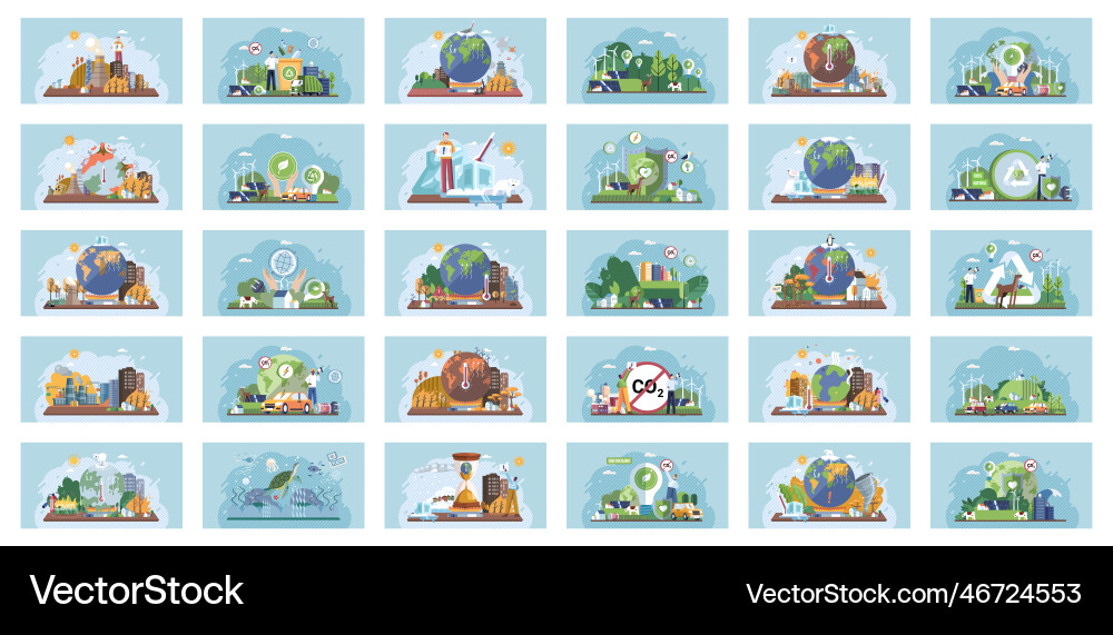 Eco activist ecological catastrophy earth Vector Image