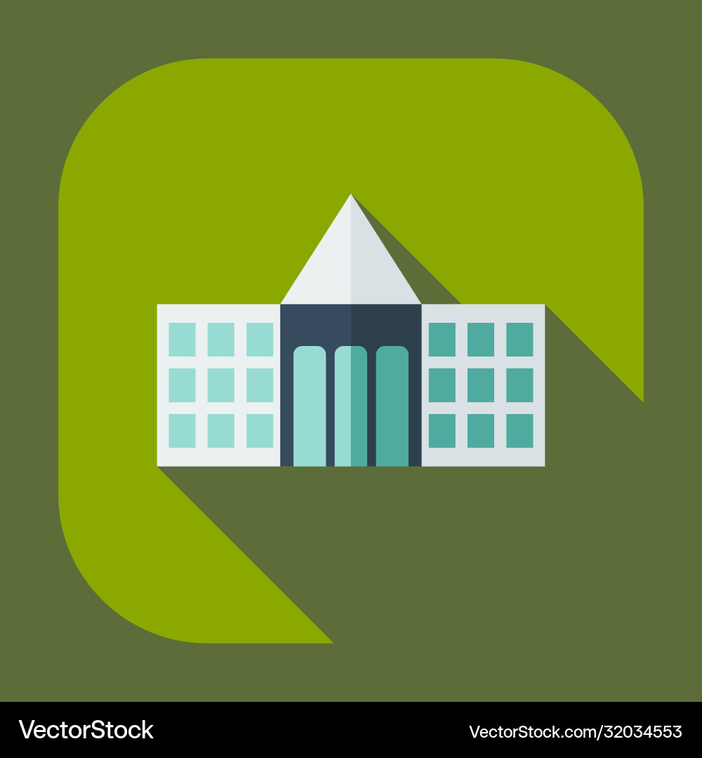 Flat modern design with shadow icons court Vector Image