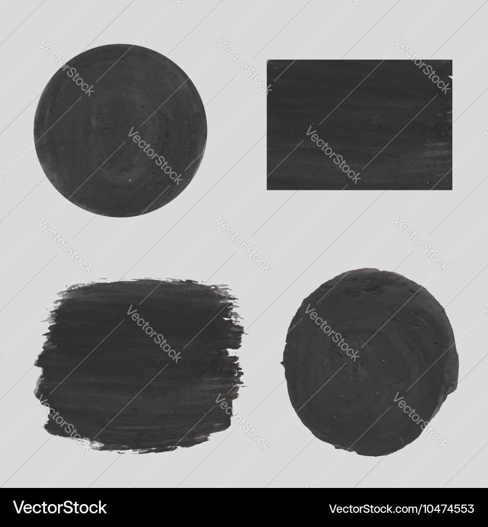 Grey dial black textures of plaster chalk Vector Image