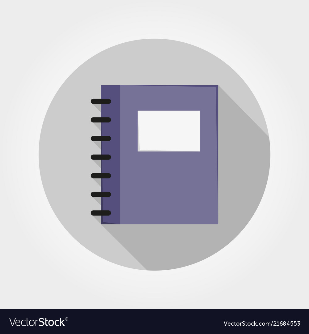 Notebook icon Royalty Free Vector Image - VectorStock