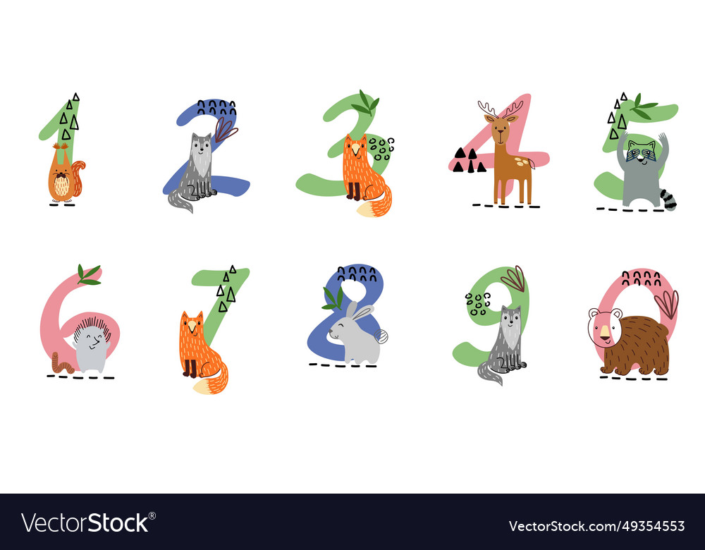 Numbers Royalty Free Vector Image - VectorStock