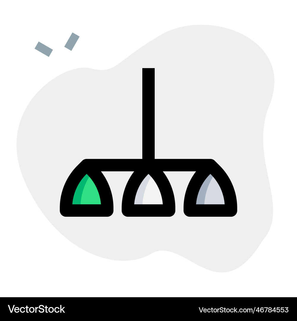 Stylish hanging lights for home decor Royalty Free Vector