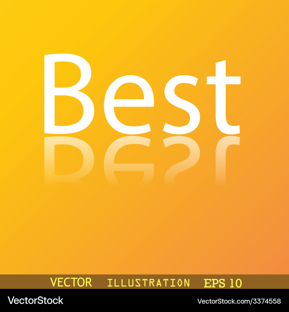 Best seller icon symbol Flat modern web design Vector Image