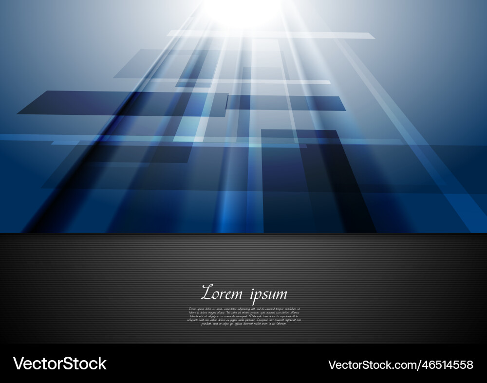 Hi-tech blue motion background Royalty Free Vector Image