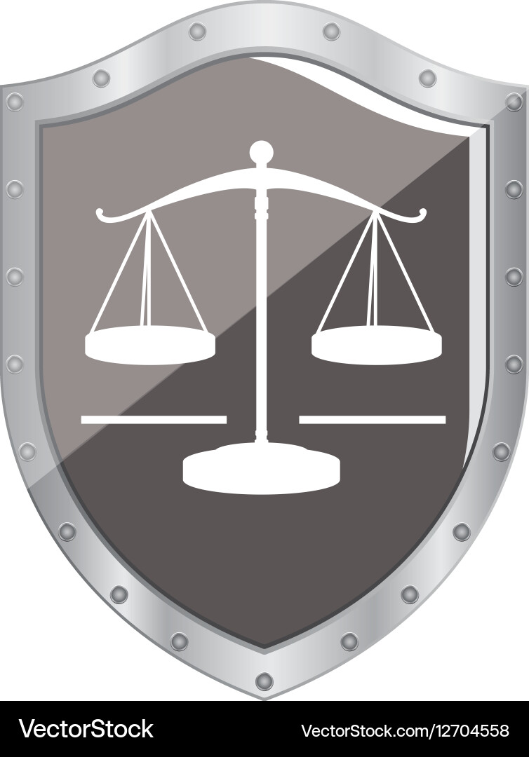 Justice balance law Royalty Free Vector Image - VectorStock