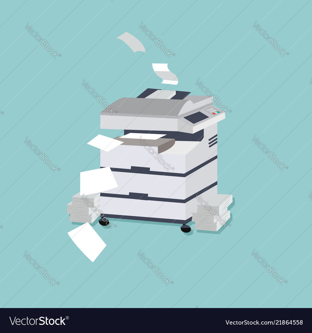 Office multifunction machine Royalty Free Vector Image