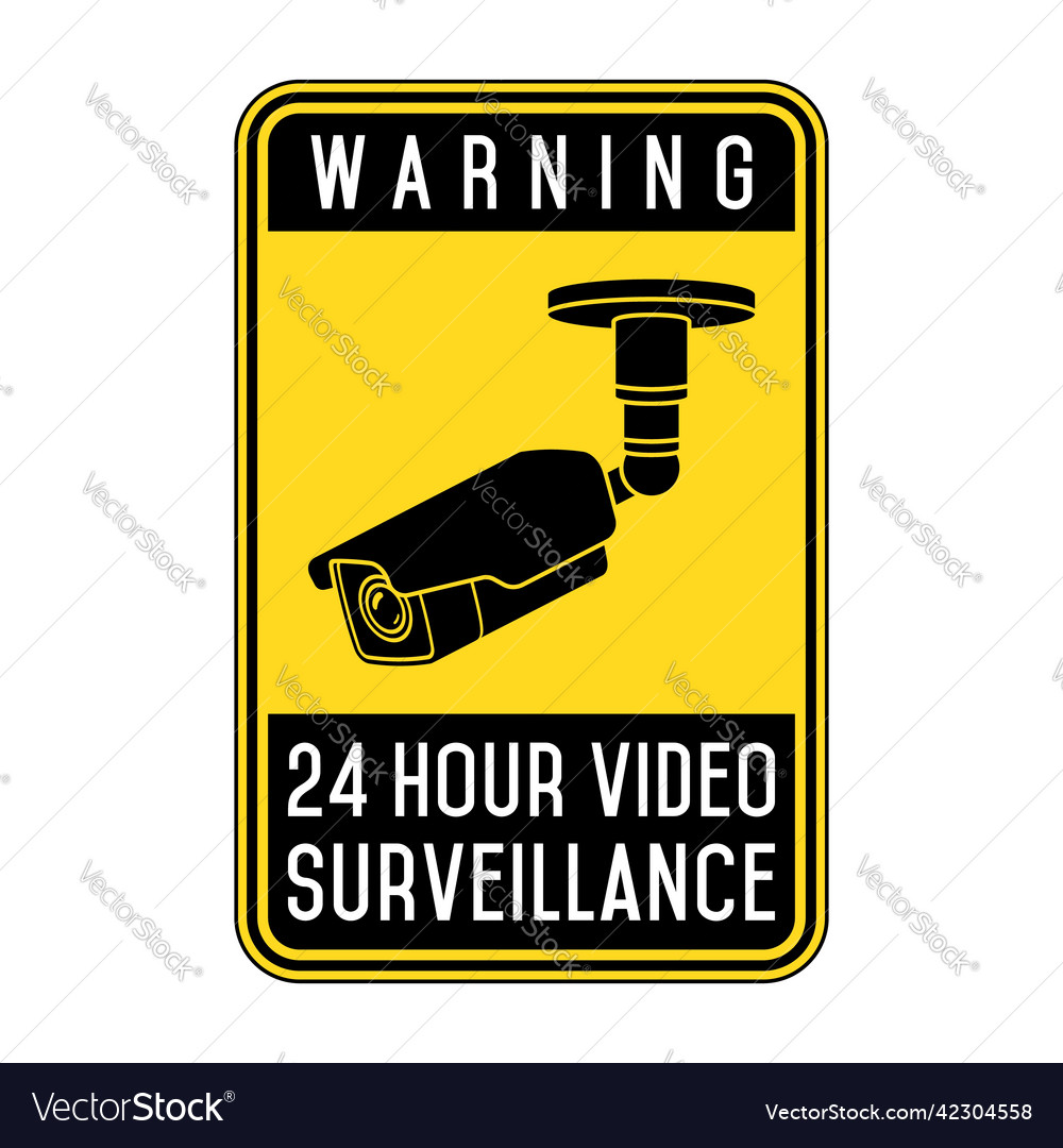 Security camera cctv icon Royalty Free Vector Image