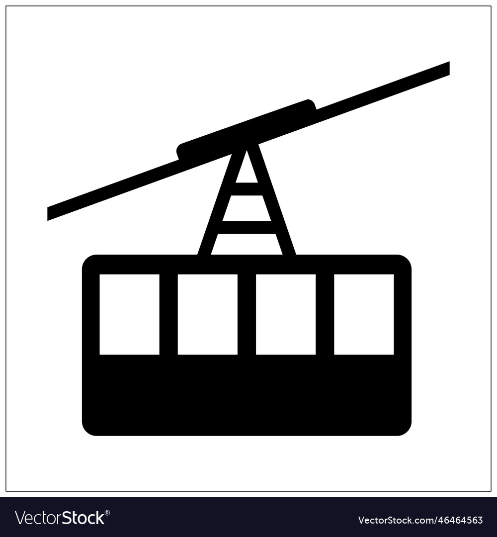 Cable car Royalty Free Vector Image - VectorStock