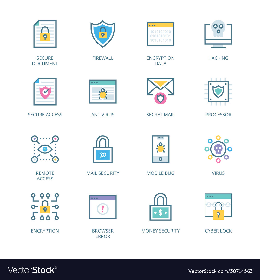 Cyber security Royalty Free Vector Image - VectorStock