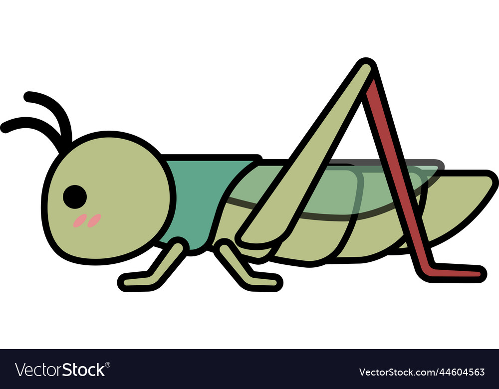 Grasshopper Royalty Free Vector Image - VectorStock