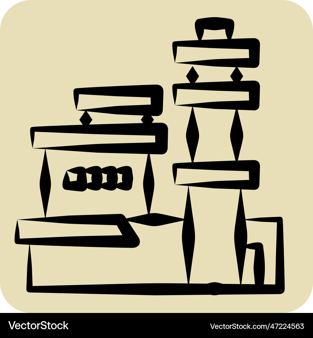 Icon pacific harbor aviation museum related Vector Image