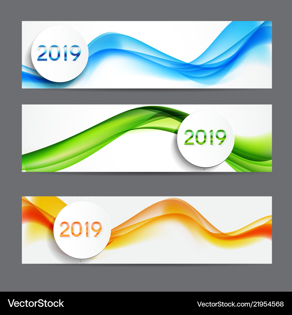 2019 abstract of new year Royalty Free Vector Image