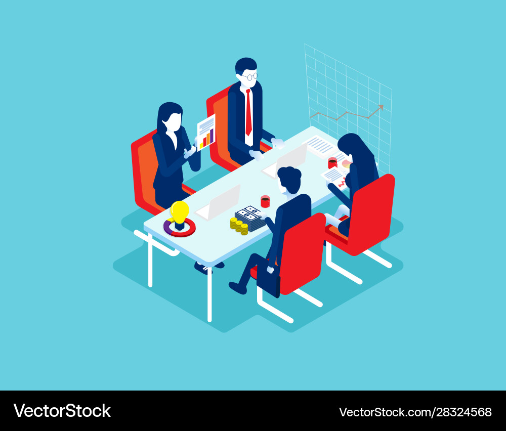 Business and financial advisor concept Royalty Free Vector