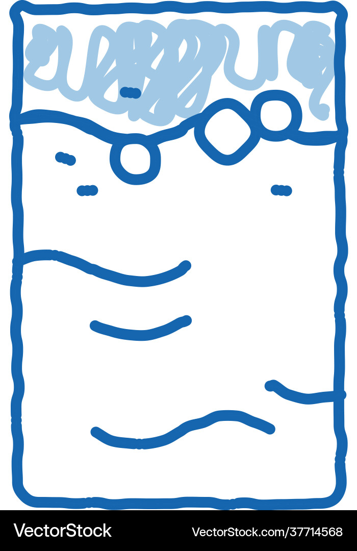 Colostrum mother liquid doodle icon hand drawn Vector Image