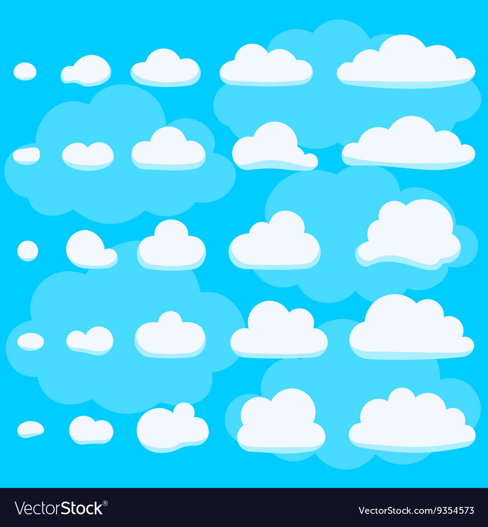 Cloudy sky Royalty Free Vector Image - VectorStock