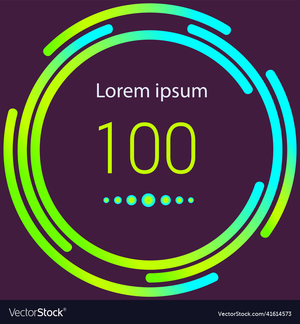 Intelligent technology hud interactive panel data Vector Image