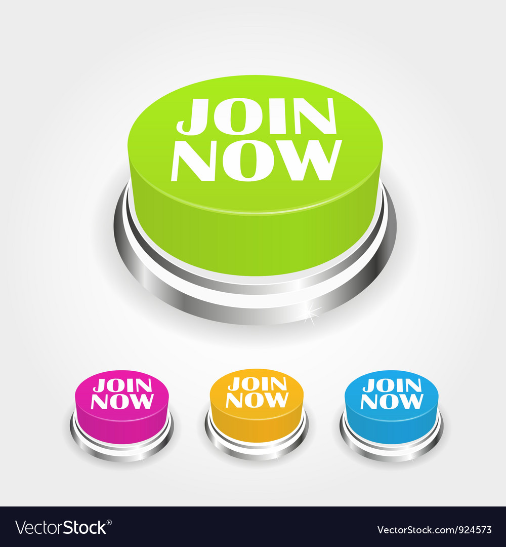 Join now button Royalty Free Vector Image - VectorStock