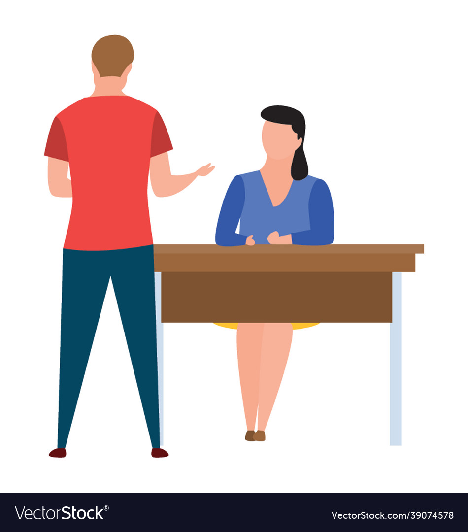 Interview Royalty Free Vector Image - VectorStock