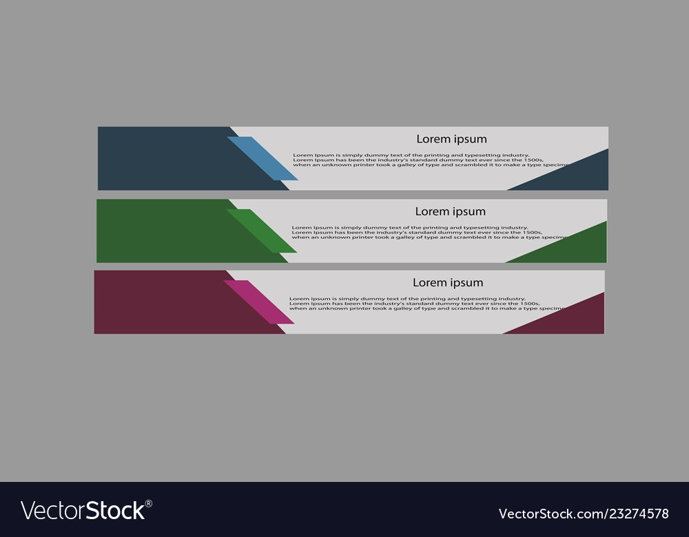 Set of abstract design templates Royalty Free Vector Image