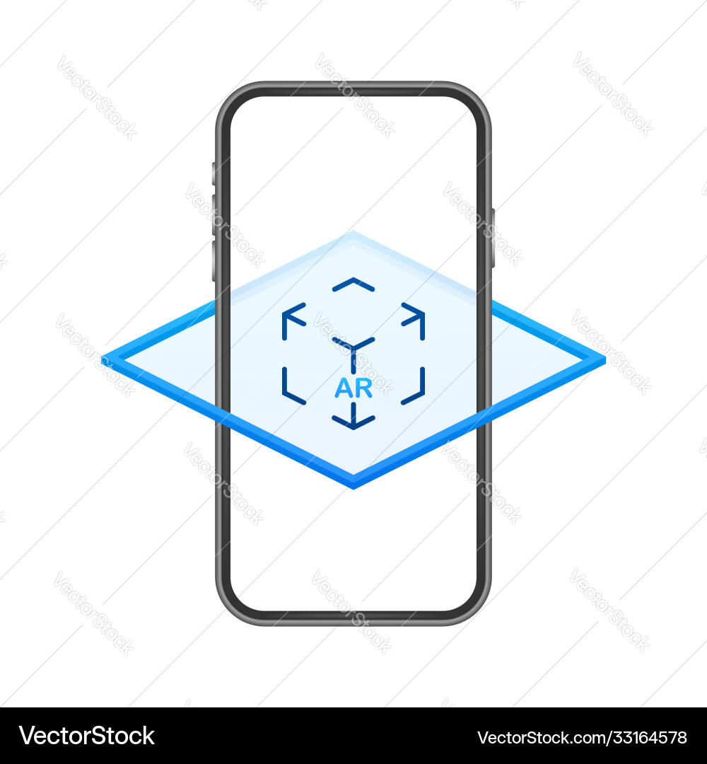 Virtual reality ar for video game design media Vector Image