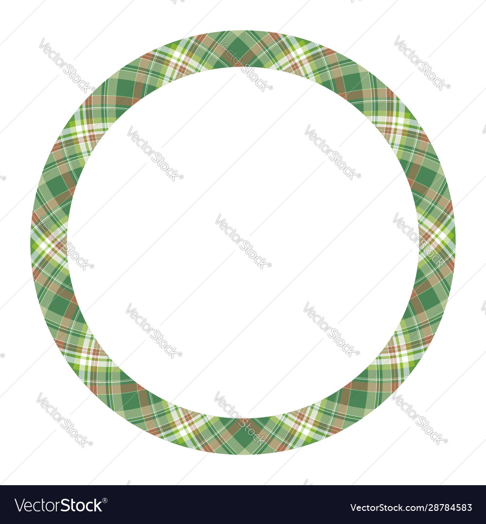 Circle borders and frames round border pattern Vector Image