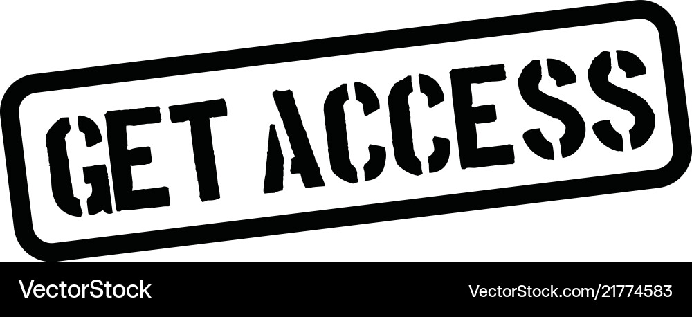 Get access rubber stamp Royalty Free Vector Image
