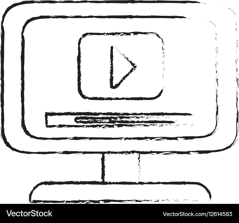 Movie or video related icon image Royalty Free Vector Image