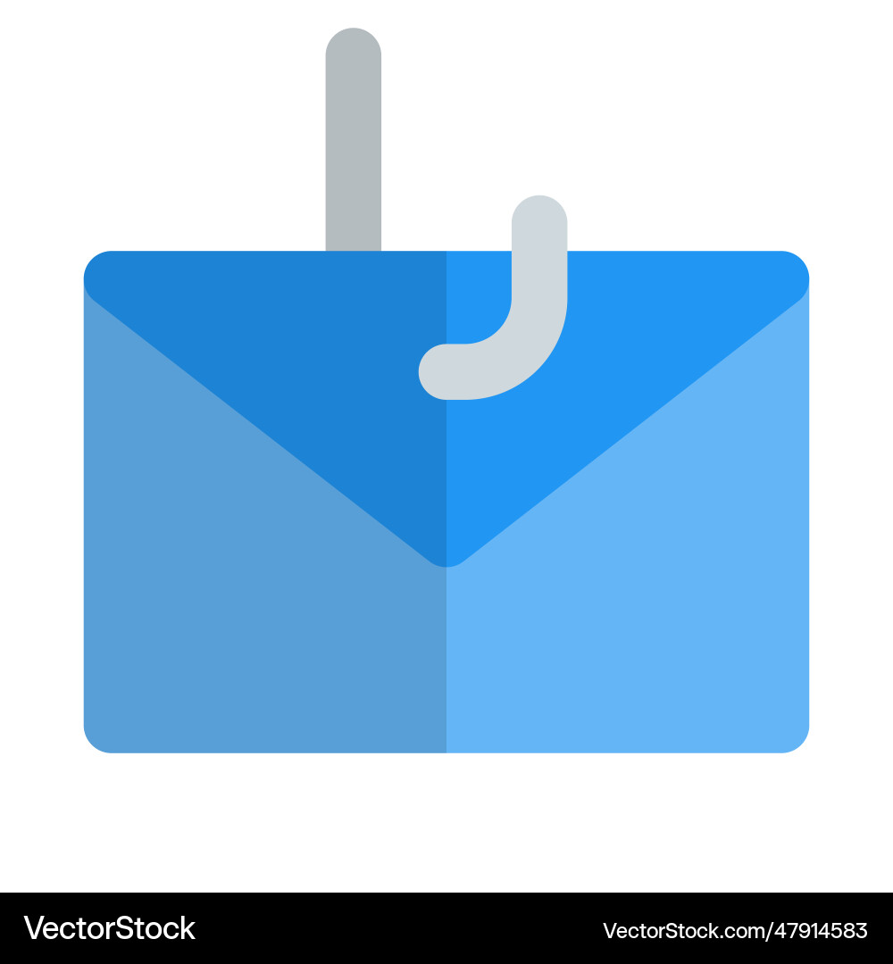 Phishing message used by hackers to scam Vector Image