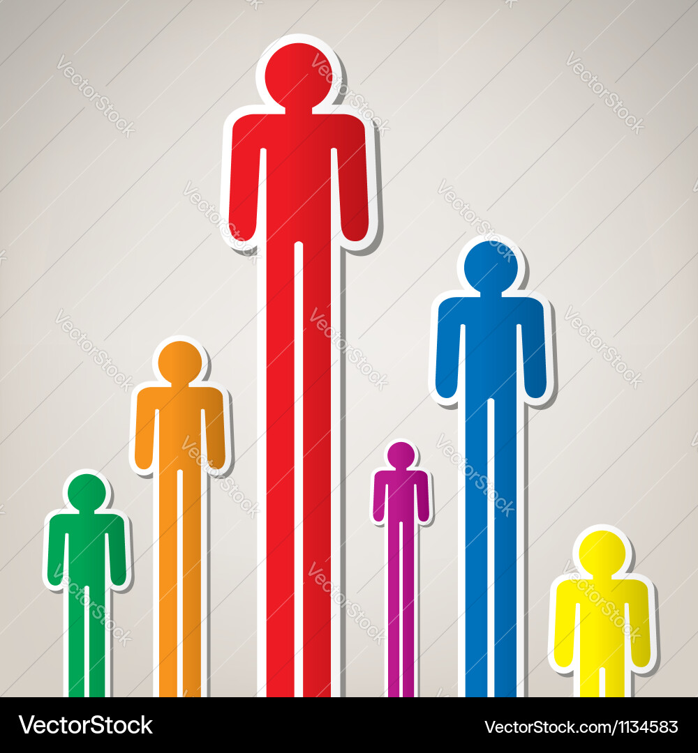 Symbols of people Royalty Free Vector Image - VectorStock