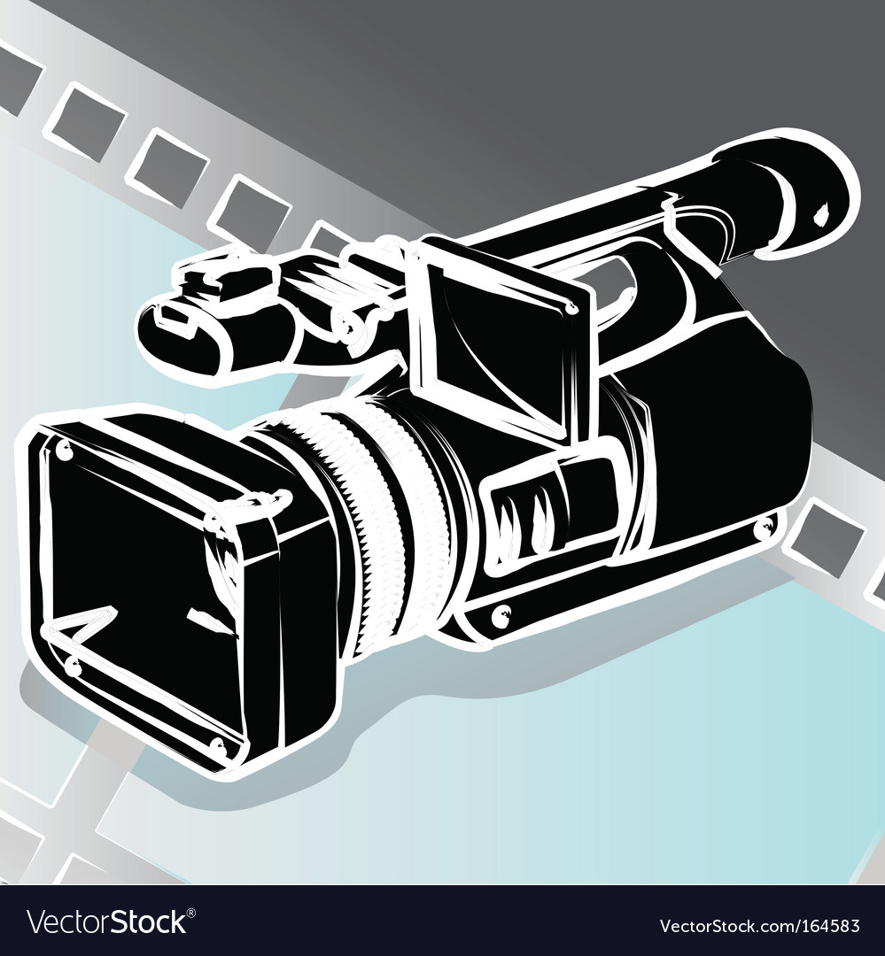 Video camera Royalty Free Vector Image - VectorStock