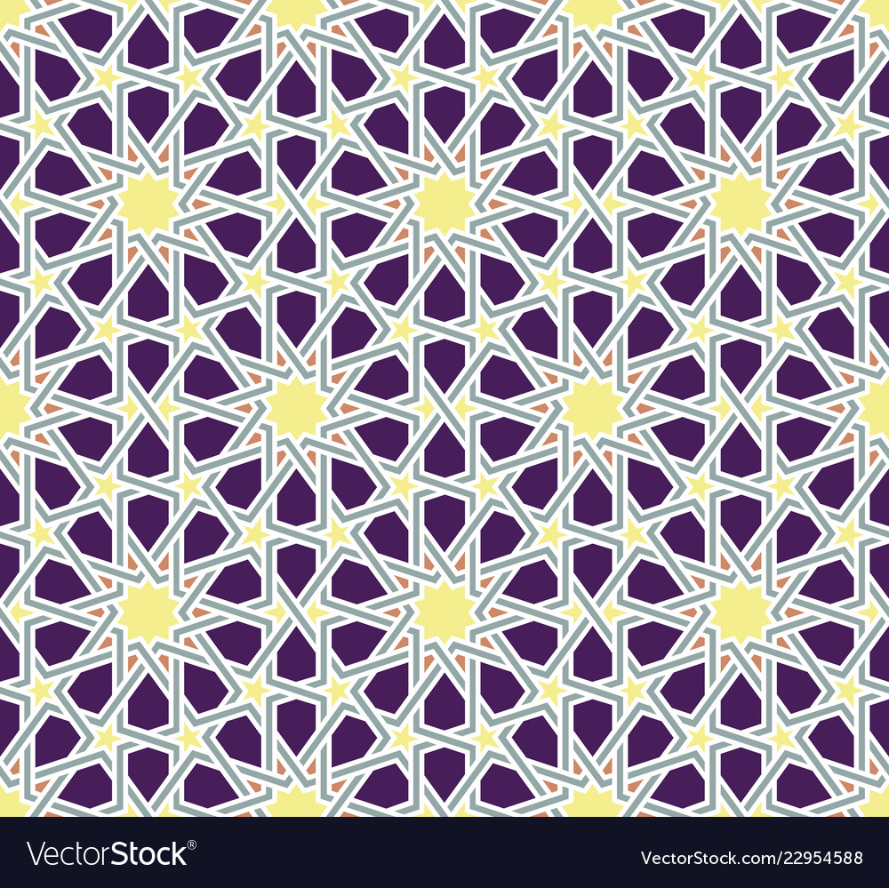 Classical moroccan geometric seamless pattern Vector Image
