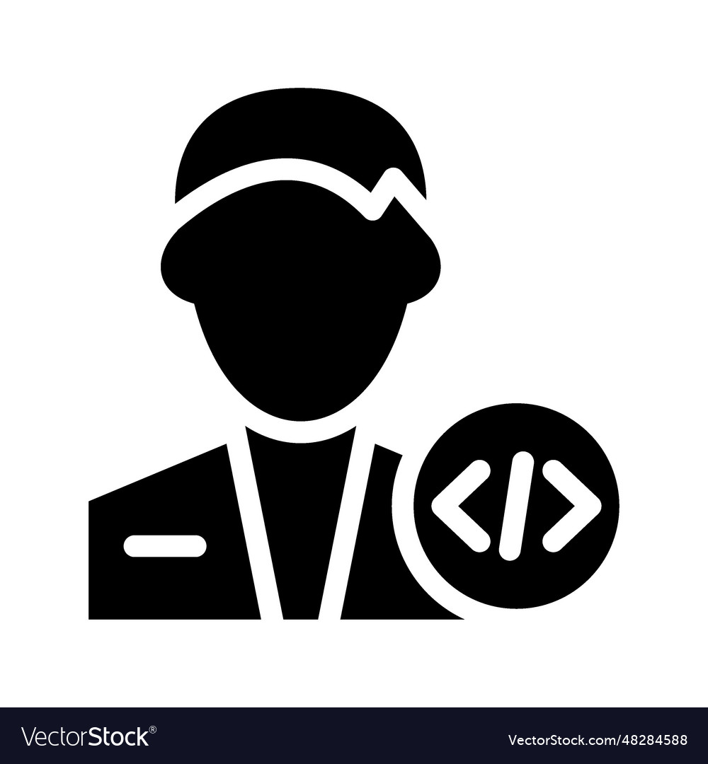 Developer icon Royalty Free Vector Image - VectorStock