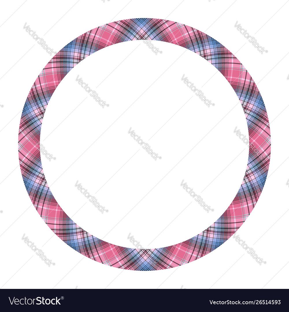 Circle borders and frames round border pattern Vector Image