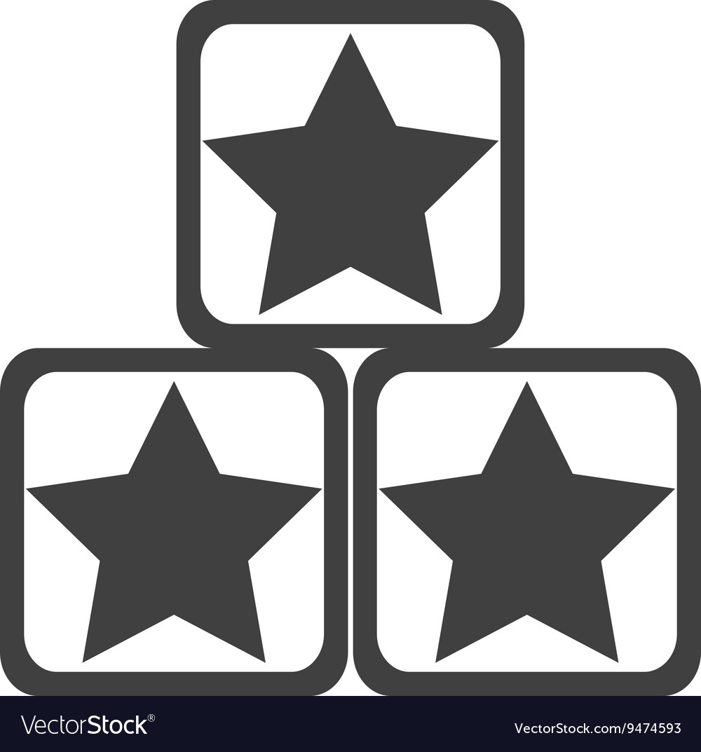 Construction blocks icon Royalty Free Vector Image